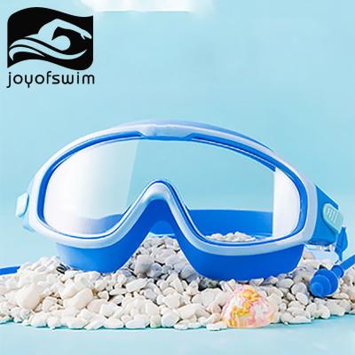 China Kids Swimming Goggles Anti Fog UV Protection Adjustable Strap Ages 4-16 for sale