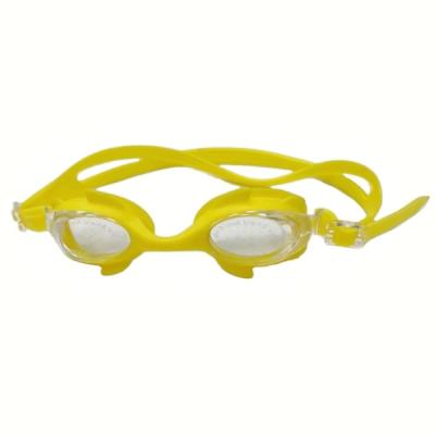 China Kids Cartoon Swimming Goggles Anti Scratch Fogless PC Silicone Ages 3-12 for sale