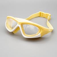 China Professional Panoramic Anti-Fog Swimming Goggles for Kids with UV Protection 100% Silicone for sale