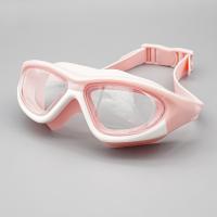 China Kids Adjustable Swimming Goggles Anti Reflective Anti Fog Lenses UV Protection PC Silicone for sale