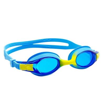 China Kids Anti-Fog Swimming Goggles with UV Protection Large Frame PC Silicone for Children for sale