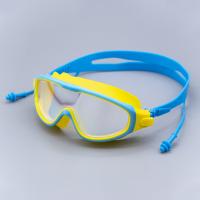 China Kids UV Protection Swim Goggles Anti-Fog Rainbow Plating Lenses for Ages 3-14 for sale