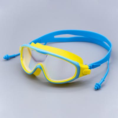 China Kids UV Protection Swim Goggles Anti-Fog Rainbow Plating Lenses for Ages 3-14 for sale