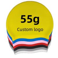 China Wholesale Silicone Swimming Cap Anti Slip Waterproof for Kids Adults Custom Logo 8 Colors for sale