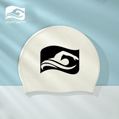 China Silica Gel Waterproof Swimming Cap Anti Slip Design Unisex Swim Cap 48pcs MOQ for sale