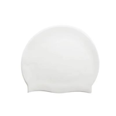 China Custom Logo Silicone Waterproof Swimming Cap for Adults Unisex 6 Colors for sale