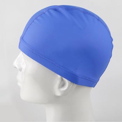 China PU Coated Silicone Swim Cap for Adults Unisex Waterproof Anti-Skid Diving Cap 6 Colors for sale