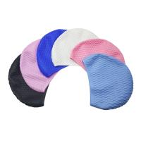 China Custom Logo Silicone Swimming Cap for Children Soft Waterproof Design 18cm Diameter for sale