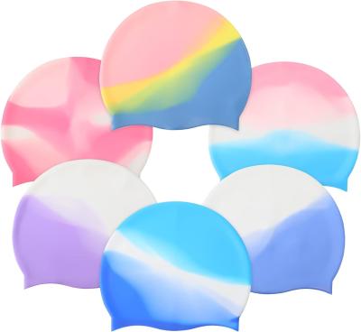 China Professional Silicone Swimming Cap Soft Waterproof Non-Slip Design for Training Water Sports for sale