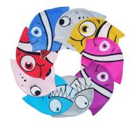 China Children Seamless Silicone Swim Cap Ages 2-10 Custom Printed Waterproof Soft Swimming Cap for sale