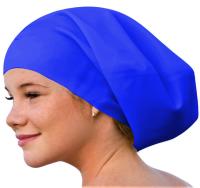 China Custom Printed Silicone Swim Cap for Adults 50g 60g 65g 70g Flat Design for sale