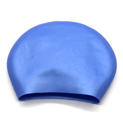 China Customizable Waterproof Non-Slip Silicone Swimming Cap for Men Women Children 100-500pcs MOQ for sale