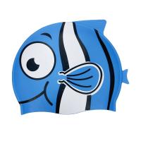 China Custom Printing Waterproof Non-Slip Silicone Swimming Cap for Kids Cartoon Design 2-3 Days Sample for sale
