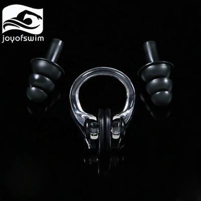 China Silicone Swimming Nose Clip and Ear Plugs Set 7.2cm Waterproof for Water Sports for sale