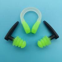 China Non Slip Swimming Nose Clip and Silicone Earplugs Set 11g for Water Sports Training for sale