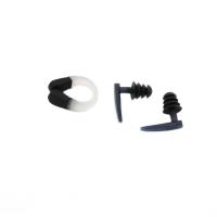 China Transparent Silicone Earplugs Noise Cancelling Non Slip Nose Clip Set for Swimming 3.8cm for sale
