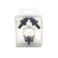 China Black Silicone Earplugs and Nose Clip Set Waterproof Surf Ear Plugs for Swimming 5 Pcs for sale