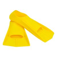 China Silicone Adult Size XL Swim Fins 45-47 Durable Short Training Flippers for Swimming for sale