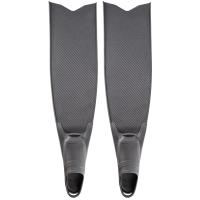 China Carbon Fiber Diving Fin 80cm Long Blade Anti-Slip Foot Pocket for Swimming Free Diving Training for sale