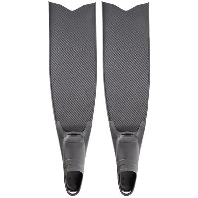 China Carbon Fiber Diving Fin 80cm Long Blade Anti-Slip Foot Pocket for Swimming Free Diving Training for sale