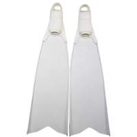 China Carbon Fiber Swimming Diving Fins for Adults Kids Long Blade Silicone Rubber TPR Flippers 42cm for sale
