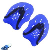 China Professional Swim Training Hand Paddles Silicone Diving Gloves Custom Logo Size L XL for sale