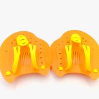 China Professional Silicone Swim Hand Paddles Anti-Slip Design for Adult Swim Training 2 Sizes for sale