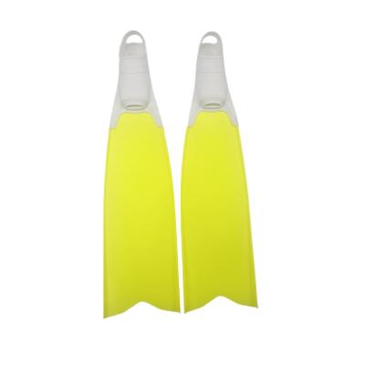 China Long Blade Silicone Rubber Swimming Fin Carbon Fiber Anti-Slip Diving Flipper for Adults Kids Water Sports for sale