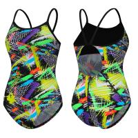 China Luxury One Piece Swimwear Women M-3XL Quick Dry Lycra Chlorine Resistant Custom Logo for sale