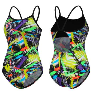 China Luxury One Piece Swimwear Women M-3XL Quick Dry Lycra Chlorine Resistant Custom Logo for sale