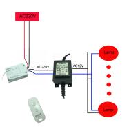 China ABS 0.3kg Pool Light Controller For Incandescent Lamp for sale