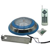 China Swimming Pool Flat LED Lights 54W RGB + FB Colored Multicolor AC12V IP68 Stainless Steel for sale