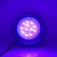 China Swimming Pool Flat LED Lights 54W RGB + FB Colored Multicolor AC12V IP68 Stainless Steel for sale