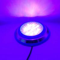 China Stainless Steel Swimming Pool Light 24W RGBW with Remote Control 12VAC IP68 for sale