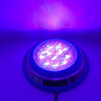 China IP68 Waterproof LED Pool Light 48W Stainless Steel Flat Surface Mounting 12V AC for sale