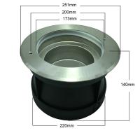 China Inground 304 Stainless Steel 140mm LED Pool Light Housing for sale