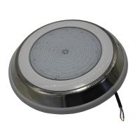 China 316 Stainless Steel RGB Pool Light 18W Resin Filled Flat Underwater Lighting AC12V IP68 for sale