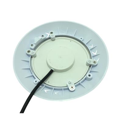 China Surface Mounting Flat RGB Pool Light 12V AC 30W IP68 Waterproof Resin Filled Plastic for sale