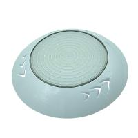 China Surface Mounting Flat RGB Pool Light 12V AC 30W IP68 Waterproof Resin Filled Plastic for sale