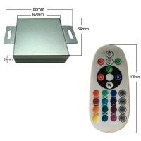 China Adjust Brightness Steel Material 24mm RF RGB Controller for sale