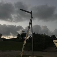 China Pure White 6500K 30W 3000lm Outdoor LED Street Lights for sale