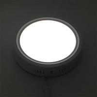 China Wall Mounting Circular Bevel 4000K Round LED Ceiling Light Panel for sale