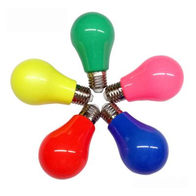 China Colorful Aluminum Coating B22 Decorative Light Bulbs for sale