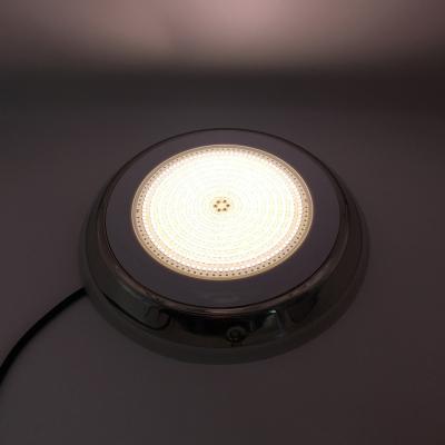 China IP68 Resin Filled RGB Underwater Pool Light With Stainless Steel Body for sale