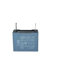 China B-Class Air Conditioner CBB61 Fan Capacitor 450V 0.8mfd Black With Self-Healing for sale