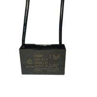 China 1.5mfd 450v Ceiling Fan Capacitor CBB61 Lead Length 200 for sale