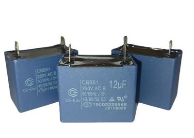 China 12mfd 250v CBB61 S3 Air Conditioner Fan Explosion Proof Capacitor With Self Healing for sale