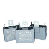 China 2.5mfd Air Conditioner CBB61 Fan Capacitor 450V B-Class 10000 Hours Lifetime For Home for sale