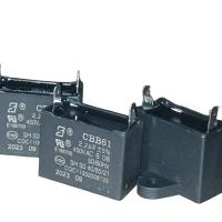 China 2.2mfd Air Conditioner CBB61 Fan Capacitor 450V ±5% Tolerance for sale