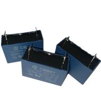China CBB61 Motor Run Capacitor Air Conditioner 450V 1.5UF SH B-Class RoHs Blue Shell for sale